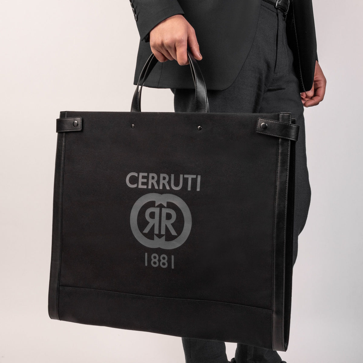 Business gifts Cerruti 1881 black tone on tone garment bag Hampstead ...