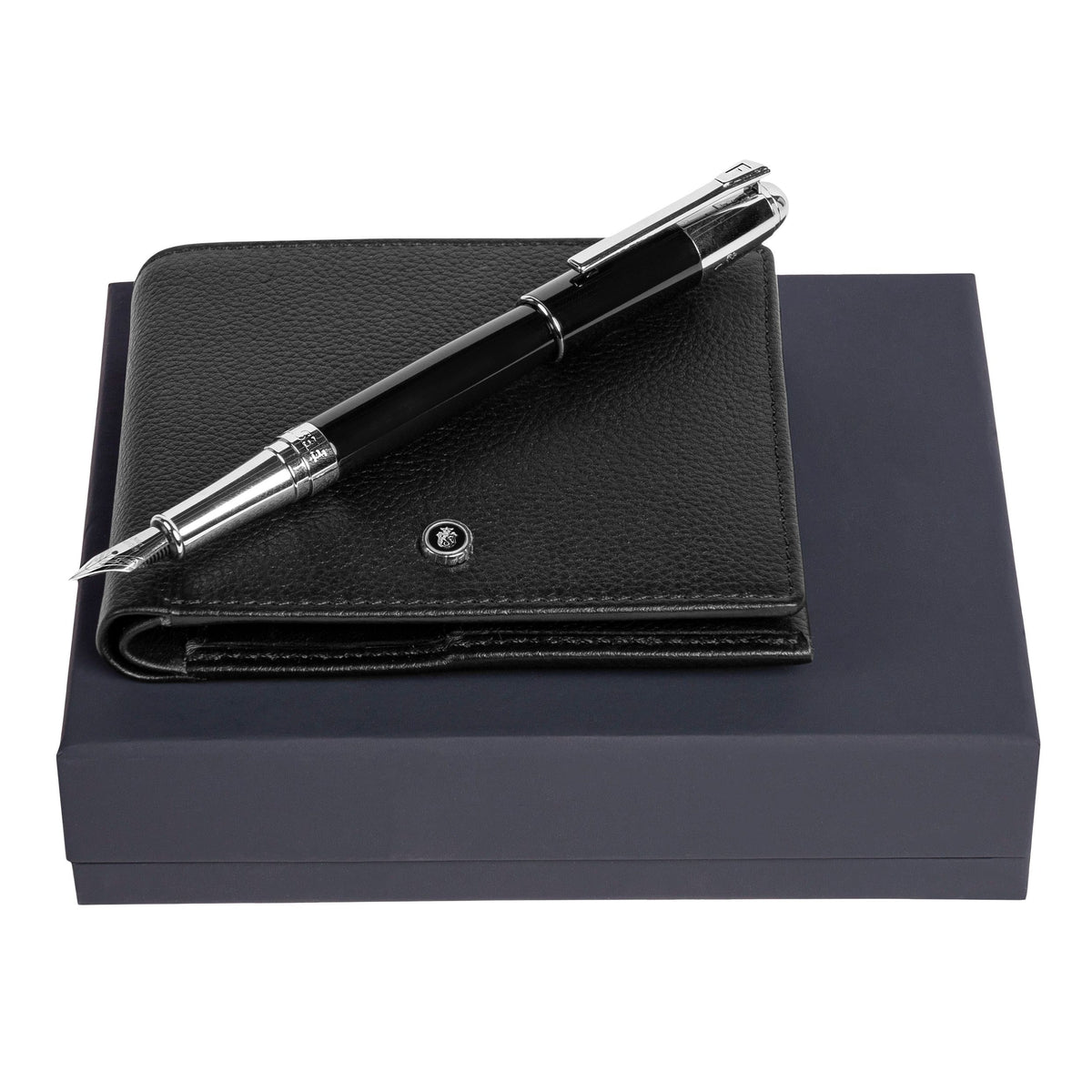 Corporate black gift set Festina fountain pen & wallet in HK – Luxury ...