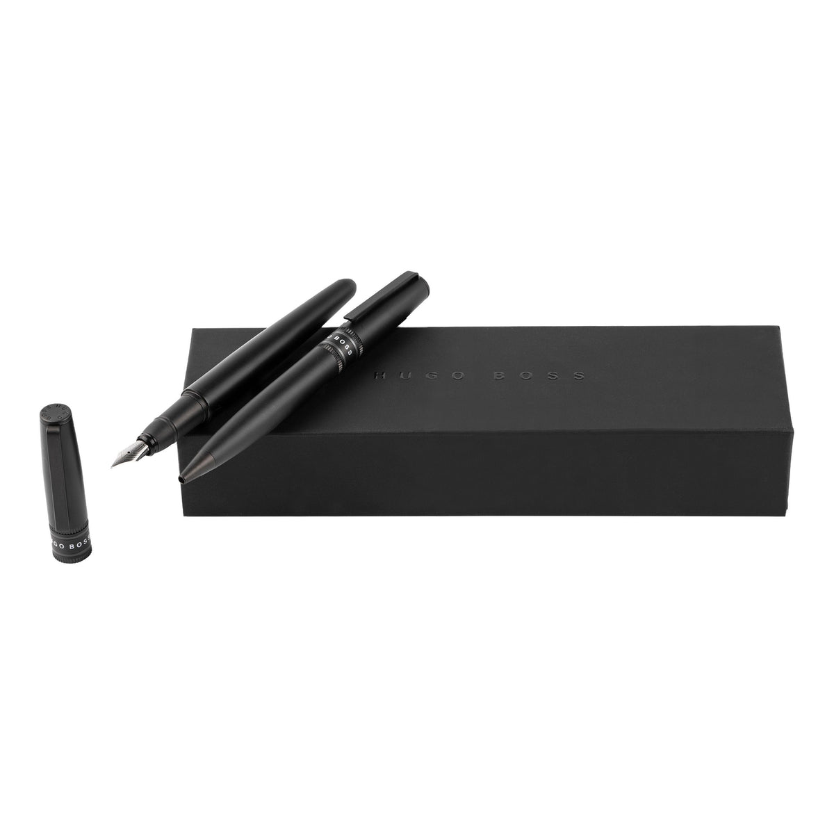 Pen sets Illusion Gear Hugo Boss Black Ballpoint pen & Fountain pen ...