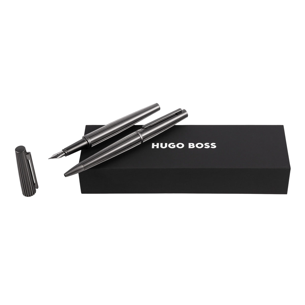 Limited edition pen sets HUGO BOSS Gun Ballpoint & Fountain pen NITOR ...