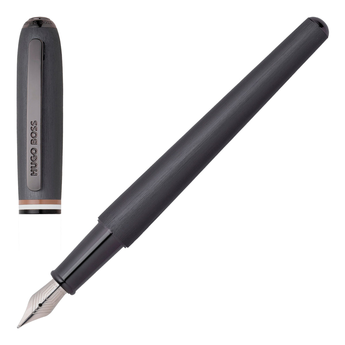 Men's writing accessories Hugo Boss Fountain pen Contour iconic ...