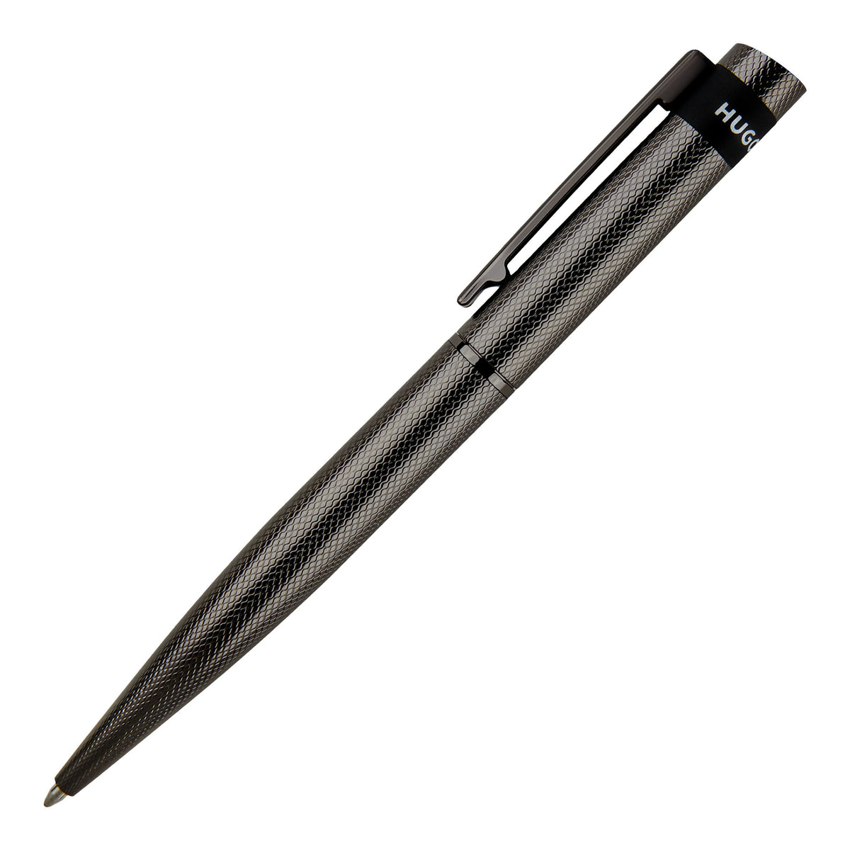 Luxury writing instruments Hugo Boss diamond gun ballpoint pen LOOP ...