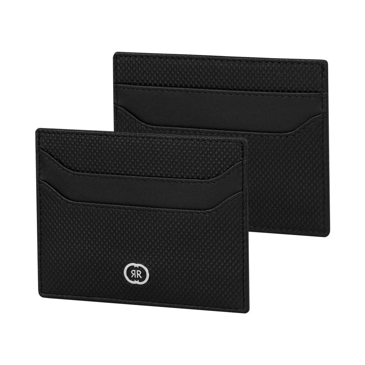 Designer wallets for men Cerruti 1881 black leather card holder Regent ...