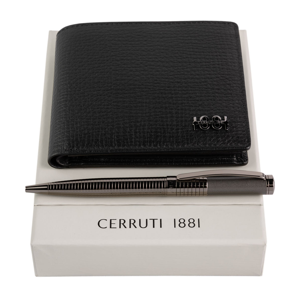 Men's trendy gift Set CERRUTI 1881 Ballpoint pen & Money wallet ...